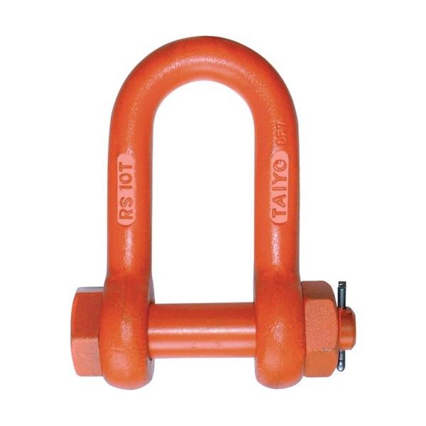 ■【メーカー】：大洋製器工業（株）■【型番】：RS16■【仕様】●軽量シャックル●シャックルタイプ：ストレート・ボルトナットタイプ●基本使用荷重：16ton●質量：10.2kg■【納期】：通常翌日〜4日発送