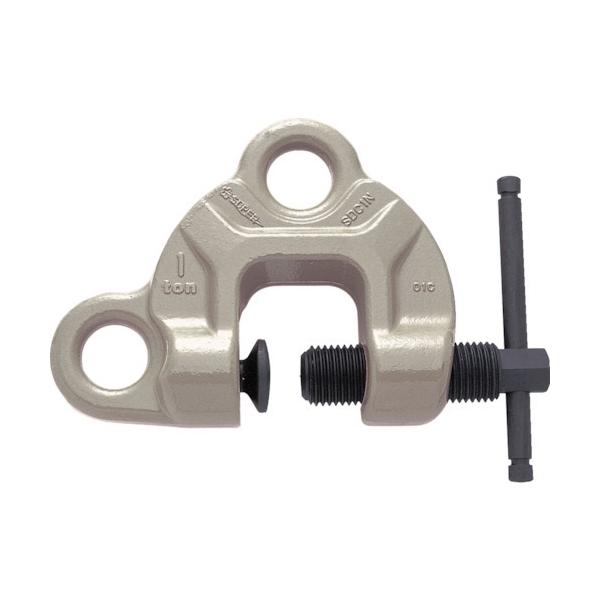 ■【メーカー】：（株）スーパーツール■【型番】：SDC-1.5WN■【仕様】●スクリューカムクランプ（SDCN型）●ダブルアイ型●基本使用荷重1.5T●クランプ範囲：10~50mm●質量：約6KG■【納期】：通常翌日〜4日発送