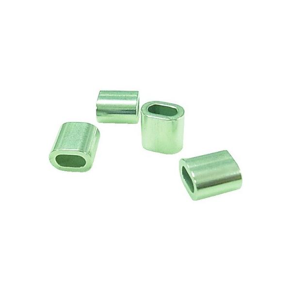 ■【メーカー】：(株)ニッサチェイン■【型番】：P895■【仕様】●適合ワイヤ径：0.81mm ●質量：5g●材質：アルミニウム（A-5052）●30個入り■【納期】：通常翌日〜4日発送