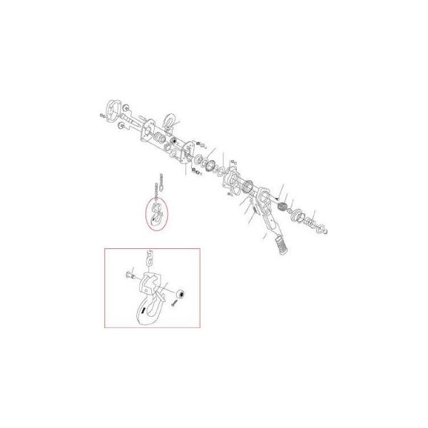 ■【メーカー】：（株）キトー　KITO■【型番】：L4BA015-92215■【仕様】●キトーレバーブロックＬ５形　ＬＢ０３２用部品　コネジ■【納期】：通常翌日〜4日発送