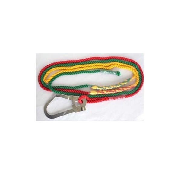 ■【メーカー】：（株）つくし工房■【型番】：3255■【仕様】●ロープ・サイズ：φ12×5m（赤1.5m　黄1.5m　緑2.0m) ●質量：985●材質：ポリエステル●フック・サイズ：W218×口径50●材質：スチール■【納期】：通常翌日~...