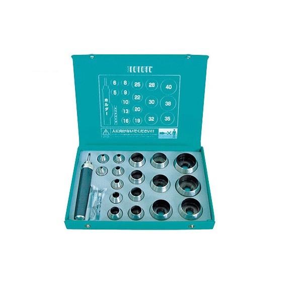 ■【メーカー】：（株）スリーエッチ■【型番】：3H-P17■【仕様】●セット内容:5、6、8、9、10、13、16、19、20、22、25、28、30、32、35、38、40（mm）、ホルダー、スペアパーツセット ●質量:2.1kg●材質：...