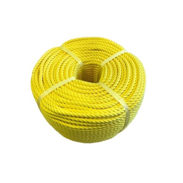 ■【ロープ種類】：ポリエステルスパンロープ■【型番】：DGY100-8■【仕様】●色：黄色●径８ｍｍ×長さ１００メートル巻き●1m質量約39kg●材質：ポリエステル■【納期】：通常翌日〜4日発送