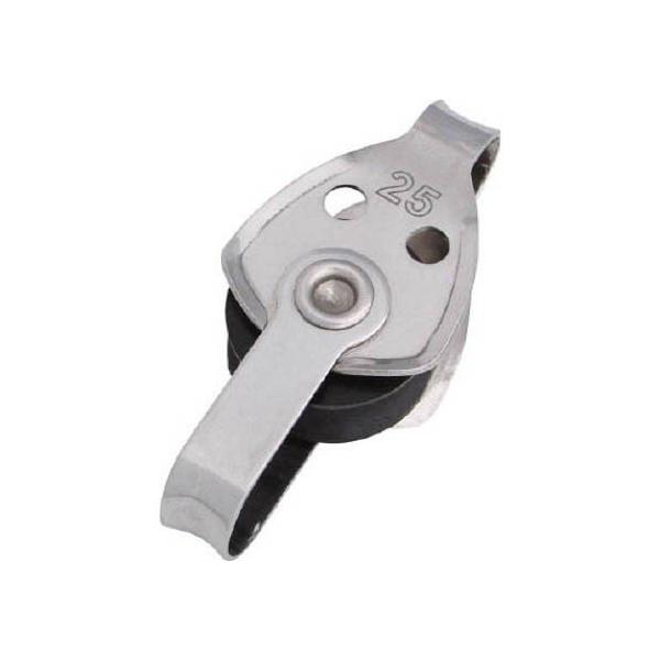 ■【メーカー】：（株）水本機械製作所■【型番】：PBK25■【仕様】●基本使用荷重：0.03ton●最大使用ロープ径：7mm●車径×車数：25mm×1車●質量：27g■【納期】：通常3〜5日発送