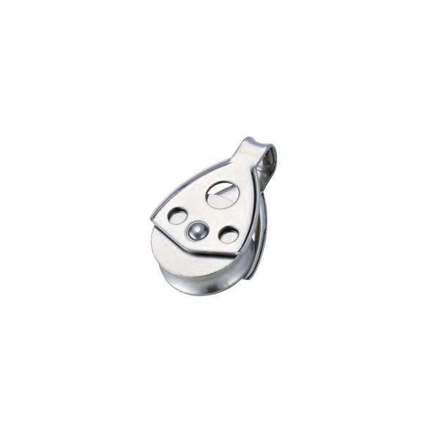 ■【メーカー】：浅野金属工業(株)■【型番】：AK1847■【仕様】●使用荷重：150kg●ステンレス滑車●ミニブロック2型●ステンレスシーブ●シーブ径：35●1車●質量：115G■【納期】：通常翌日〜4日発送