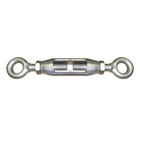 ■【タイプ】：船用ターンバックル■【型番】：08F7020D12■【仕様】●アイボルト付きターンバックル●表面処理あり（ドブメッキ）●呼び12mm●枠式全長：120●調整範囲：205〜280mm●材質：スチール●質量：0.5kg■【納期】：...