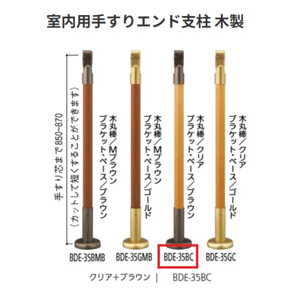 ◆◆◆こちらはにメーカー直送につき代金引換の決済が不可となります。また沖縄・北海道・離島への発送は出来かねます。ご了承くださいませ。◆◆◆手すりの端部に便利な室内用手すり支柱です！【特長】■φ35mm・φ32mmどちらの手すり棒でもご使用い...