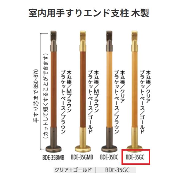 ◆◆◆こちらはにメーカー直送につき代金引換の決済が不可となります。また沖縄・北海道・離島への発送は出来かねます。ご了承くださいませ。◆◆◆手すりの端部に便利な室内用手すり支柱です！【特長】■φ35mm・φ32mmどちらの手すり棒でもご使用い...