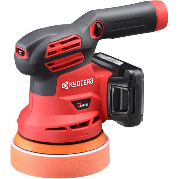 18V高出力バッテリーと同クラスで最も大きい偏芯量5mmによる高い研磨力を実現握りやすく手に馴染むボディ形状とスムーズな磨きが可能な最適重量バランス1から6段階のダイヤル式回転速度調節本体が自立する機能的なデザイン回転数徐々に上がるソフトス...