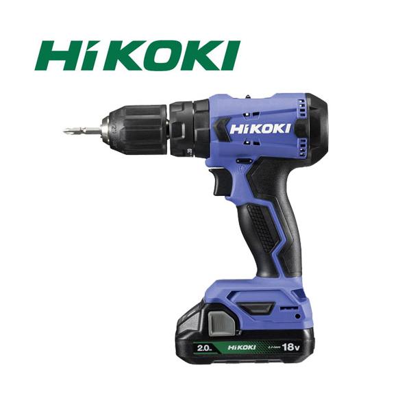 HiKOKI(旧 日立工機) 18V コードレス振動ドライバドリル　FDV18DA(BG)新形リチウムイオン電池 BSL1820Mを標準付属。軽くて小さいだけでなく、電池残量表示付です。スイッチ連動の白色LED【 商品詳細 】能力 ねじ締付...