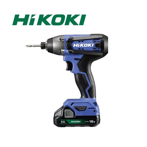 HiKOKI(旧 日立工機) 高トルクタイプ 18V インパクトドライバ FWH18DF(2BG) バッテリ２個仕様パワフルだから、長いねじの締付けにも最適です。新形リチウムイオン電池 BSL1820Mを標準付属。軽くて小さいだけでなく、電...