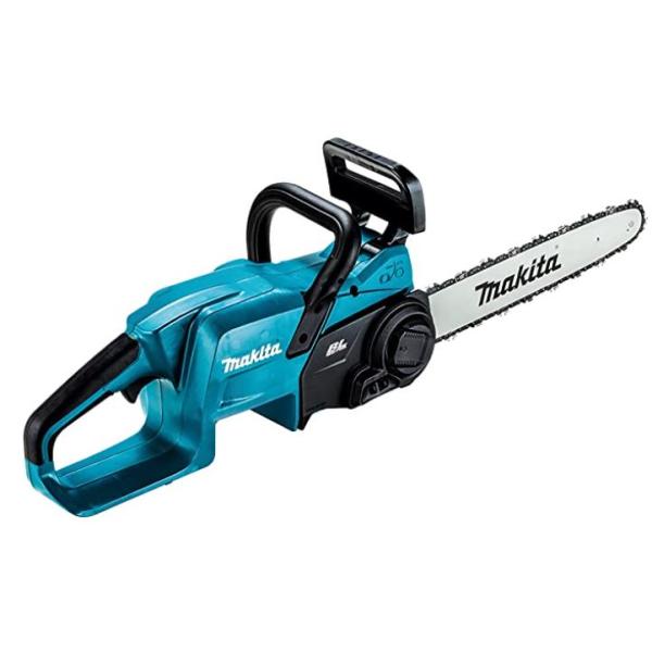 マキタ 18V 充電式チェンソー MUC357DZ（本体のみ）粘り強い切断でハードに使えるハイパワーでパワフルに切断簡単、工具レスチェーン調整給油しやすい大口径給油口防滴・防じん「アプト」■仕様■切断部ガイドバー形式：スプロケットノーズガイ...