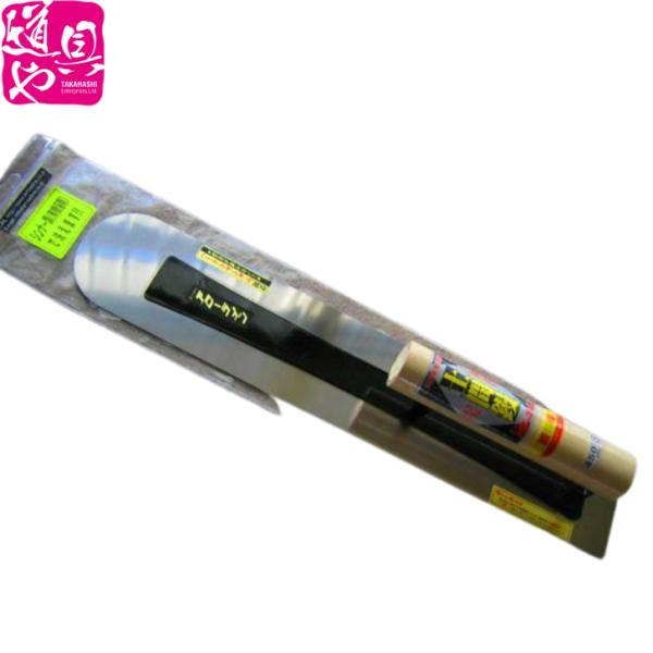 ■製造メ−カ−　　ス−パ−アロ−ライン■サイズ　長さ420mm　厚み０．３mm　幅（先）80mm　幅（後）90mm　ステンレス製土建屋さんに幅の細く柔らかい土間鏝を欲しいと言われて、あらゆるメ−カさんに聞いたところ既製品では無くてス−パ−ア...