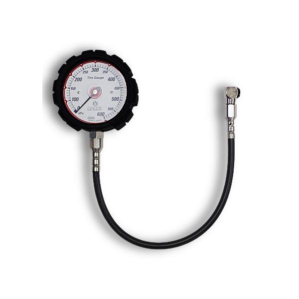 《仕様》●2輪車●測定能力(kPa)：60〜600●最小目盛(kPa)：10●寸法(W×H×L mm)：102×40×575●重量(g)：370