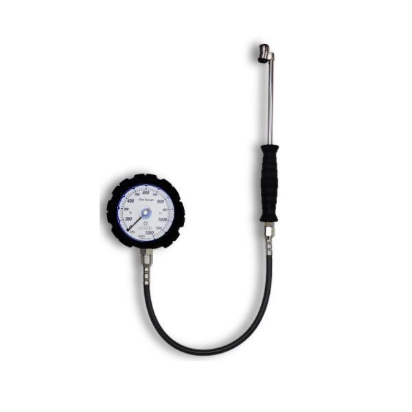 《仕様》●トラック・バス●測定能力(kPa)：120〜1200●最小目盛(kPa)：20●寸法(W×H×L mm)：102×40×815●重量(g)：455