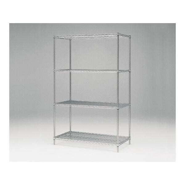 《収納・整理・保管》《仕様》●型番 AHL1820S4・1900●材質：棚板／スチールワイヤー（クロームメッキ・クリアコーティング仕上・防錆加工）、柱／ステンレス（SUS430）、柱キャップ／PE（ポリエチレン）、柱脚部アジャストボルト／ス...