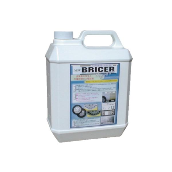 《仕様》●塗装表面の特殊処理剤●内容量：4L《特長》●ニューブリッサーは安定した対素材作用と特殊な洗浄力を持ち、今までの洗剤の概念を変えた画期的な除去剤です。《用途》●車両のアルミホイール、塗装ホイール、ボディーの鉄粉、鉄錆び、水あか、塩カ...