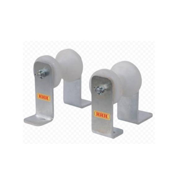 《仕様》●適合単管サイズ：42.7〜48.6mm●定格荷重：250kg (1set当り)●自重：1.4kg※商品の詳細はメーカーサイトにてご確認ください。《特長》●ECW100・200をパイプに取り付けて走行させることができます。