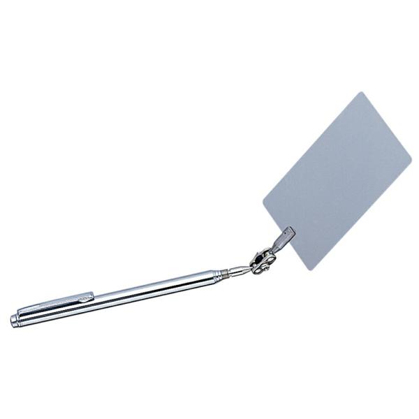 《仕様》●重量 50g●全長 250〜740mm●ロッド長 150〜640mm●ロッド径 最大8.5mmφ●ミラー寸法 54×86×厚さ0.4mm《特長》●ステンレス製ミラー採用●【割れない】破片が飛散することがないため、ゴミやチリを嫌うと...