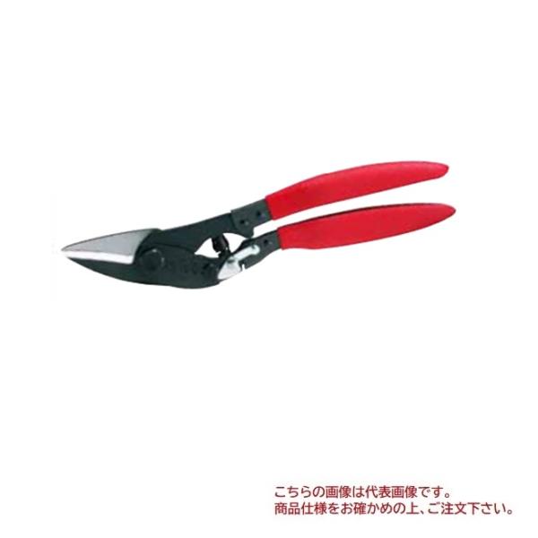 《仕様》●全長(mm)： 240●質量(g)： 330《特長》● 歯車を利用した倍力機構により、従来品の半分の力で切断可能。● Cバー・野縁・野縁受け・ブリキ・ラス等、さまざまな板材の切断が可能