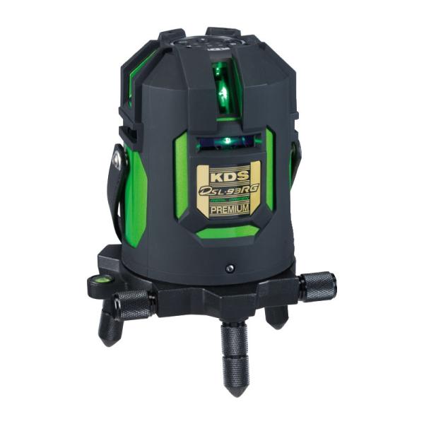 《仕様》●レーザー光の種類：4方向たち、全方向水平ライン(360°)、地墨点、鉛直●光出力：1mW以下●レーザークラス2(JIS6802：2014)●水平・縦ライン精度：±1mm/10m●直角精度：90°±0.012°●全方向水平ライン 照...