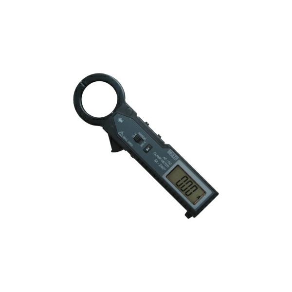 《仕様》●測定レンジ：AC・DC 20A/200A●CT内径：φ30mm●最小分解能：0.01A●その他機能：データホールド、オートパワーオフ●電源：ボタン電池LR44X2●寸法(WXHXD)：44X148X20mm●重量：約100g●付属...