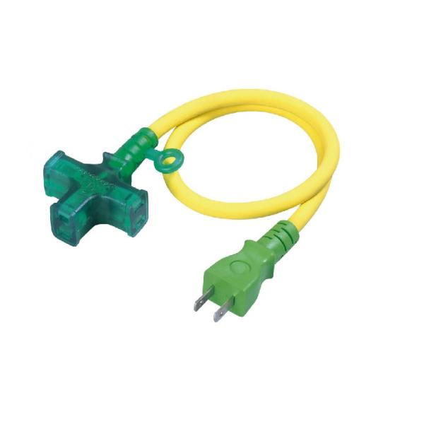 《仕様》●型式：LT2-0.5S●仕様： 屋内型●定格電圧： 125V●定格電流： 15A●電線長(m)： 0.5●電線種： SVCT 1.25×2芯●入力プラグ： 2Pプラグ●コンセント定格： 15A 125V●コンセント形状： 2P ク...