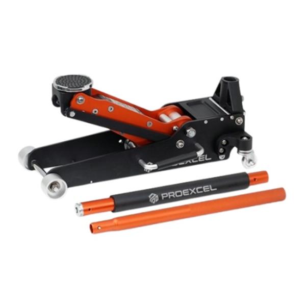 《仕様》●最大荷重：1.5トン●揚幅：80mm〜420mm●質量：11.7kg●本体サイズ：250(W)×570(L)×200(H)mm●ハンドル長：925mm(2本連結時)《特長》●揚幅80〜420mm ローダウン車対応!●アルミ製で超軽...