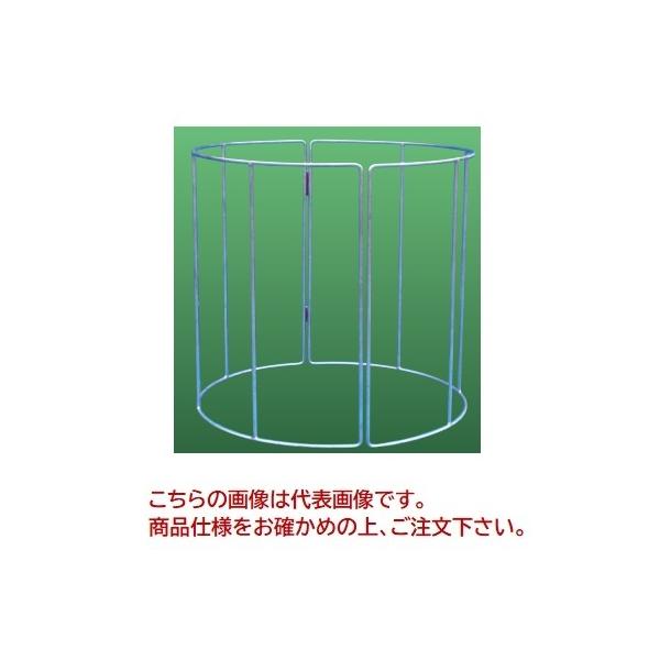 《仕様》●材質：鉄製、亜鉛メッキ加工●鋼管の太さ：16mm●高さ：1050mm●直径：1100mm●重量：30kg《特長》●2分割できるので必要のない時には収納スペースをとりません。●亜鉛メッキ加工だから錆びにくい。●2分割なので袋が簡単に...