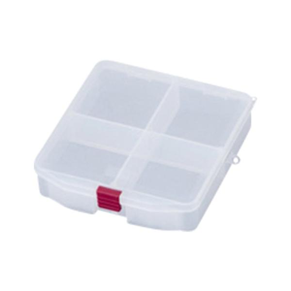 《収納・整理・保管》《仕様》●型番 J-OL●外寸法（mm） 205×187×45●内寸法（mm） 181×178×41 ●材質：本体・フタ／PP（ポリプロピレン）、止具／耐衝撃性コーポリマー●可変仕切板2枚付（J-OLのみ）特長●耐衝撃性...