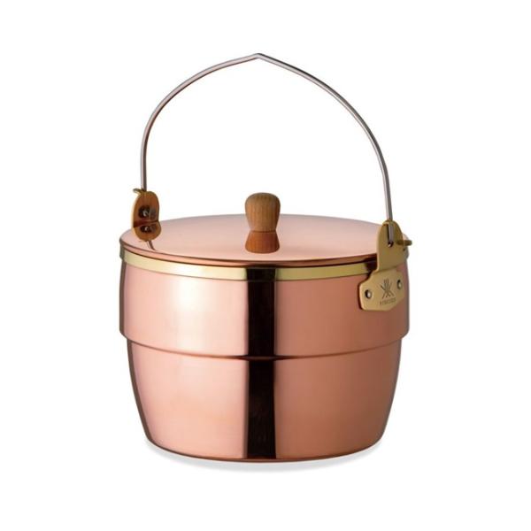 ※九州・北海道・沖縄・離島への配送は、別途送料を申し受けます。《仕様》●サイズ：【本体＋蓋】直径196×H187mm 【ハンドルを立てた状態】H275mm 【底径】146mm●容量：3.8L(満水時)●重量：1800g●材質：【本体・蓋】銅...