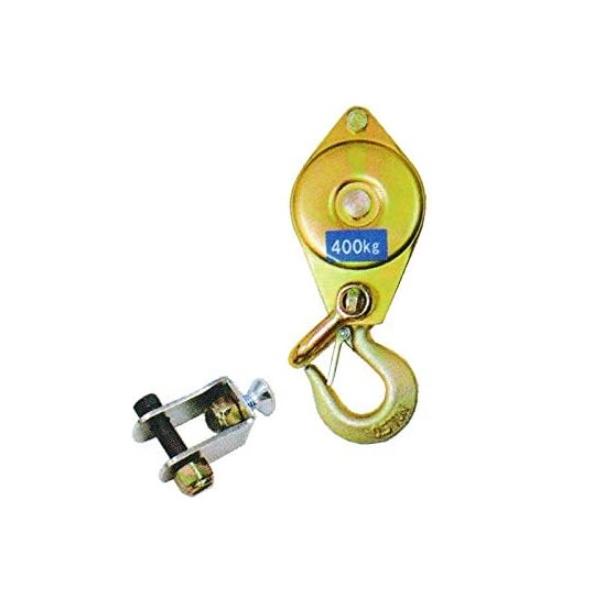 《仕様》●ECW200用●定格荷重：400kg●車径：75mm●自重：1500g※商品の詳細はメーカーサイトにてご確認ください。《特長》●ECW200の定格荷重を倍の400kgにすることができます。ただし、巻上げ速度・揚程は半分になります。