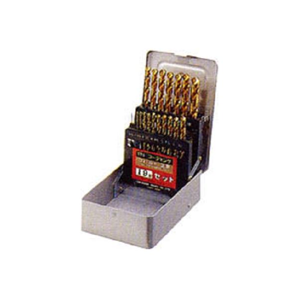 《仕様》●セット内容：TiNコーティングコバルト正宗ドリル：外径1mmから10mmまで0.5とび《特長》●便利な19本セット。●スチールケース入。