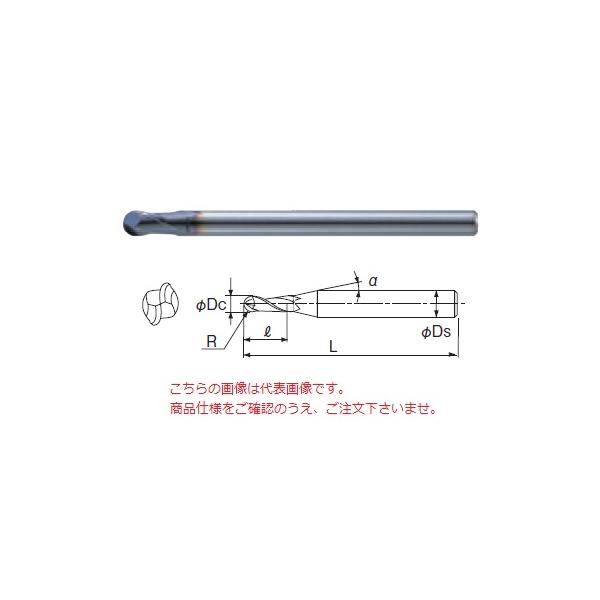 《仕様》●ボール半径(R)：6mm●外径(Dc)：12mm●刃長(?)：18mm●全長(L)：120mm●シャンク径(Ds)：12mm●刃数：2枚●工具材料：超硬合金《特長》●精密金型の磨きレス加工に最適です。●R精度±3um、R精度範囲 ...