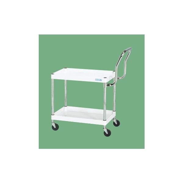 【組立式】 【組立費別途】 《商品説明》●ボルトレスで組立簡単。棚板を逆さにするだけで、皿型・フラット型と組み替えることができます。安価で耐久性に優れるゴム車を採用。●グリーン購入法適合商品《商品スペック》●外寸：W600×D400×H60...