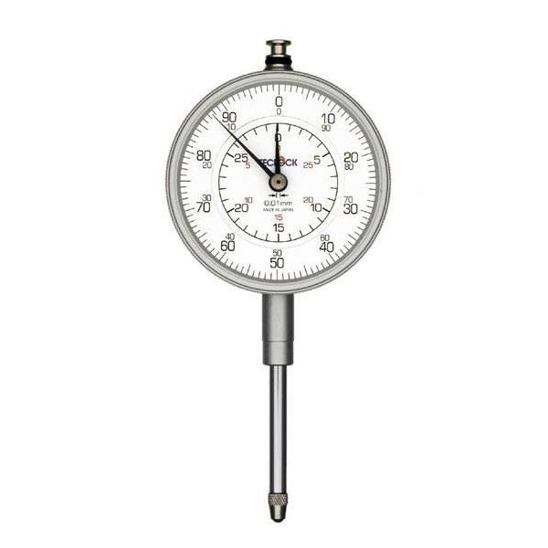 ●型式　KM-132D●目量（mm）　0.01●測定範囲（mm）　30●繰返し精密度（μm）　5●指示誤差（隣接誤差μm）　14●指示誤差（1回転μm）　±18●指示誤差（全測定範囲μm）　±35●戻り誤差（μm）　8●標準測定子部品コード...