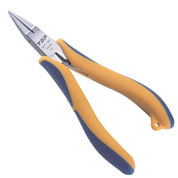 《仕様》●全長：126mm●先端幅：1.4mm●重量(g)：80《特長》●一般的な二枚合せ形状と違いガタが発生しない三枚合せ形状なので長期間に渡ってガタが発生しません●先端でつぶしたり、曲げたりできます