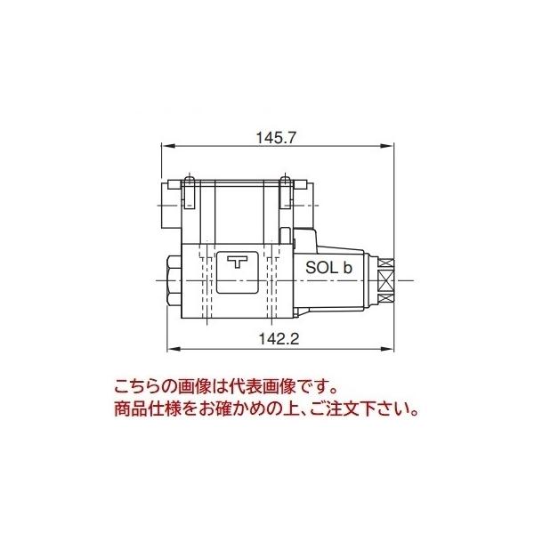 《仕様》●最大流量(L/min)：100●最高使用圧力(MPa)：35●タンク側許容背圧(MPa)：21●最高切換頻度(min-1)：300●電源：交流●電源定格：200V(50Hz) / 200、220V(60Hz)●位置数：2●スプール...