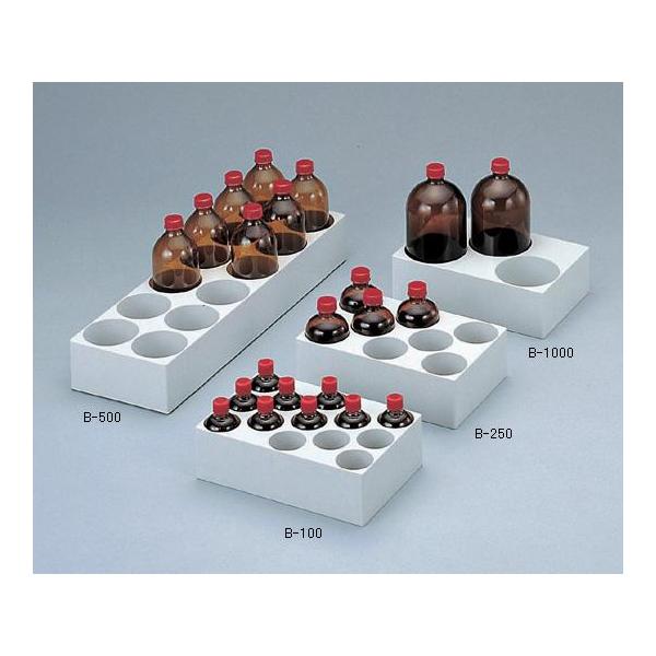 《薬品庫》《仕様》●型番 B-100●仕様 100ml用●サイズ（mm） 175×272×80●穴径（mm） φ52特長・試薬瓶を一本一本しっかりとホールドしますので、地震などの災害時にも瓶の転倒を防止します。・ボトルプロテクターは、PP（...