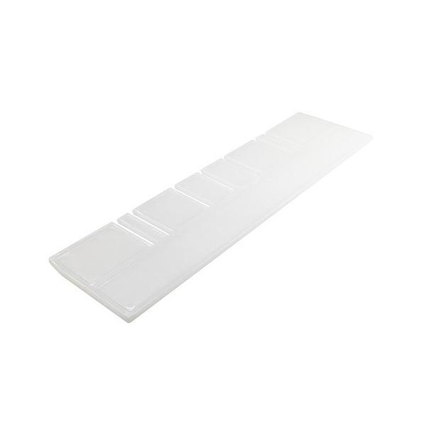 《収納・整理・保管》《仕様》●材質：PP（ポリプロピレン）●入数：1枚入●荷姿サイズ：335×85×5 mm　70 g（1000ml相当）／4本●付属品：仕切板（タテ2枚、ヨコ3枚）