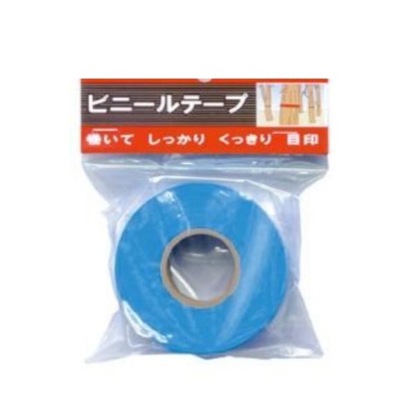 《仕様》●長さ： 50m●幅： 30mm●厚さ： 0.08mm●材質： PVC(ポリ塩化ビニール)●カラー： 青《特長》●カラフルな標識用ビニールテープ。●植林、樹木調査などの領域表示の目印に。※粘着性ではありません。