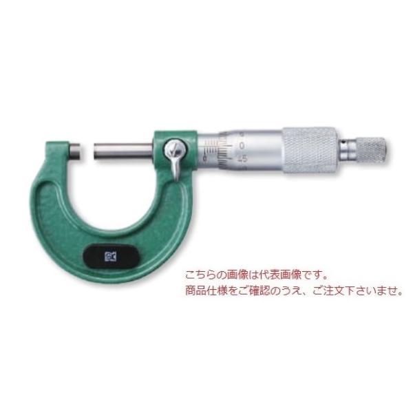 《仕様》●測定範囲：75〜100mm●最小読取値：0.01mm●最大許容誤差：5um●質量：260g《特長》●ノギスよりも安定した測定が可能です。●測定面は超硬チップ付です。●定圧装置付。●基準棒1本付です。