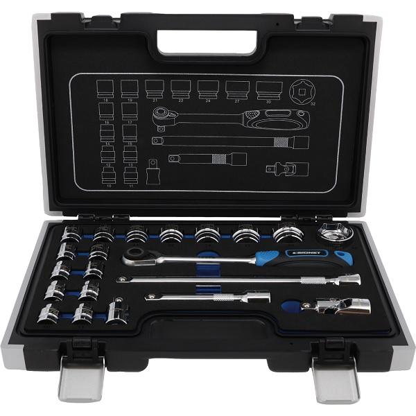 《仕様》●差込角：1/2●ソケット全長：28mm●材質：クロムバナジウム鋼●ケース寸法(W×D×H)：385×245×70mm●重量：3400g■セット内容●ソケット：10・11・12・13・14・15・16・17・18・19・21・22・...