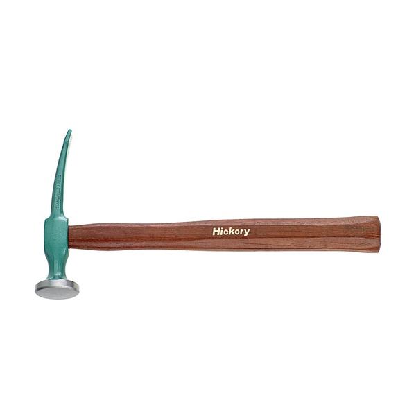 《仕様》●打撃面サイズ：φ40mm●全長：300mm●ヘッド長：160mm●質量：450g《特長》●ヒッコリー柄の鈑金ハンマーです。