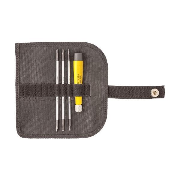 《仕様》●セット内容：ハンドル(1100TELESCOPE)、プラスマイナスブレード(53CF-00-120・53CF-0-120・53CF-1-120)●ブレード長さ：120mm●質量：55g《特長》●弱電関連での作業に最適なESDタイプ...