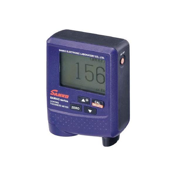 《仕様》●測定方式：電磁式・過電流式両用（素地自動判別）●測定範囲：鉄素地：0〜2.5mm、非鉄金属素地：0〜2.0mm ●表示分解能 1μm：0〜999μm(鉄・非鉄共通) 切換により 0.1μm…0〜400μm(鉄・非鉄共通)、0.5μ...