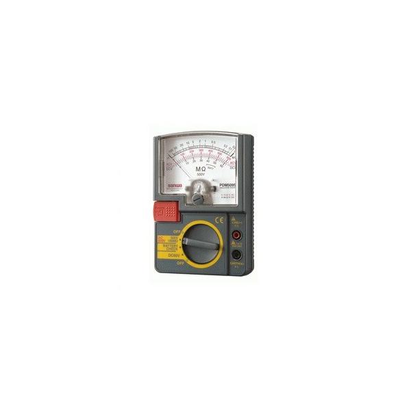 《仕様》●目盛(MΩ)：0.05〜0.1〜50〜100MΩ●定格電流：1.0〜1.2mA●電源：6LF22/6LR61(9V形アルカリ電池)●寸法：H144×W99×D43mm●質量：約310g●付属品・テストリード(TL-509S:全長約...