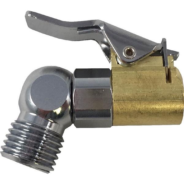 《仕様》●全長：40mm●接続サイズ：1/4inch(テーパーネジ)《特長》●シグネットタイヤゲージ46910・46906・46966・46967用オプションクリップチャックです。●オートバイに最適な120°アングルタイプです。