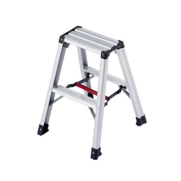 《仕様》●天板高さ：0.60m●使用最大高さ：0.60m●質量：2.7kg●設置寸法(外寸)　・全幅：43cm　・奥行：49cm●収納寸法(外寸)　・全幅：43cm　・奥行：17cm　・高さ：64cm●使用最大質量：130kg《特長》●軽く...