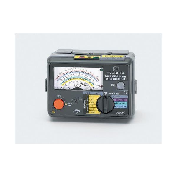 《仕様》●耐電圧：AC5550V/1分間●使用電池：単3乾電池R6P(1.5V)X8●寸法・質量：W183XD100XH130mm・1000g●絶縁抵抗計●定格：125V/有効測定範囲：20MΩ/中央目盛：0.5MΩ/電圧計：測定範囲 AC...